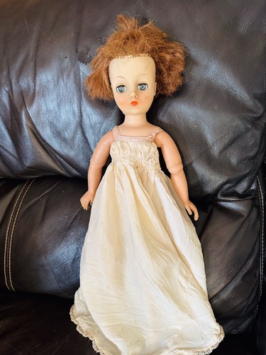Vintage 1950's Horsman 19" High Heel Fasion 83 Doll Red Hair Blue Eyes ...