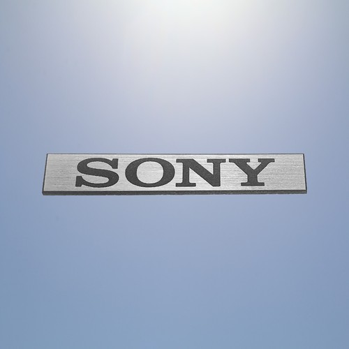 SONY emblem replacament badge ASK logo decal sticker plate aufkleber ...
