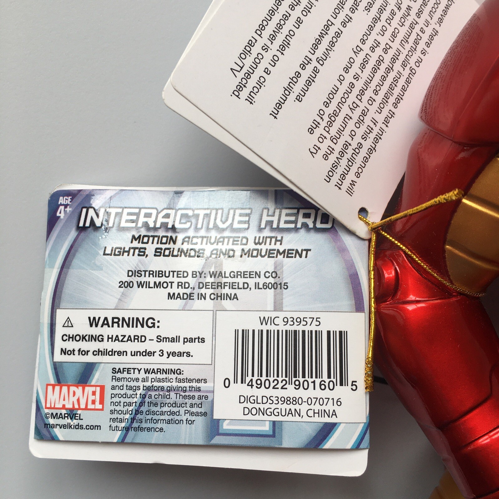 Marvel Avengers Assemble 8" Iron Man Interactive Hero Motion Sensor ...