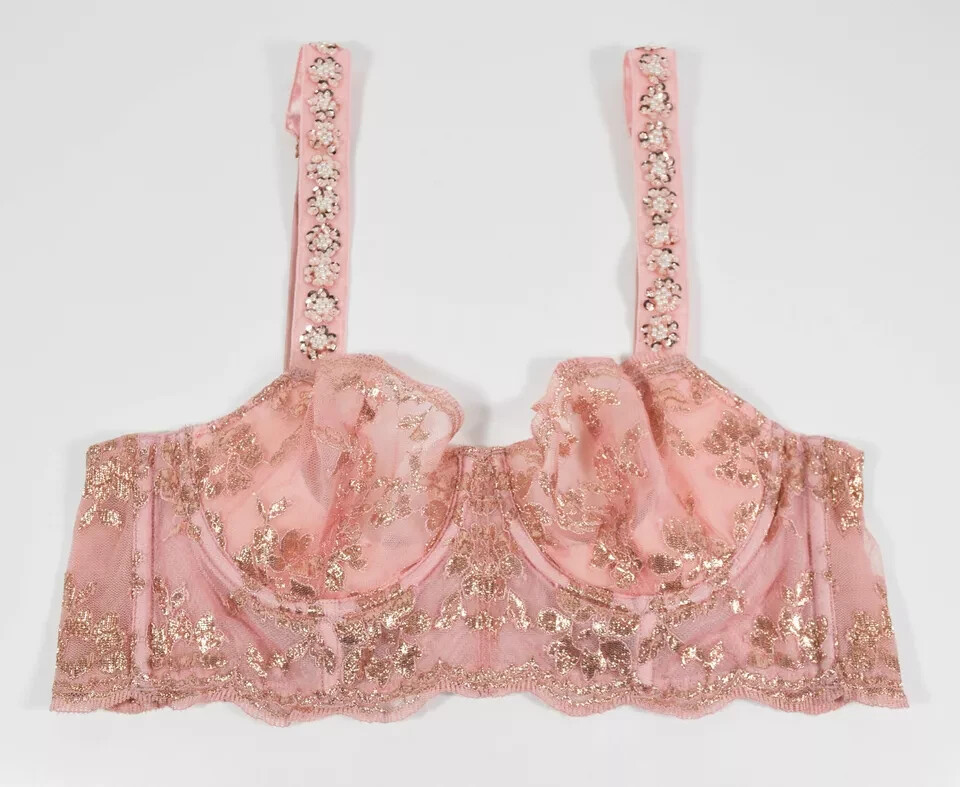 Victoria's Secret Sequin Lace Push-up Without Padding Bras 32D | eBay