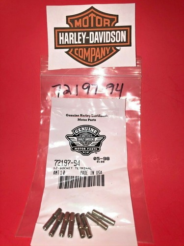 NOS OEM Harley Davidson 72197-94 1-Socket Terminal LOT OF FOUR | eBay