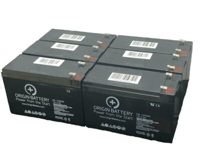 Eaton 9PX3000RT UPS Battery Replacement Kit - 6x 12V 9AH High-Rate SLA ...