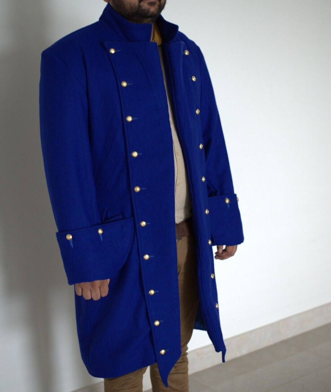 Men's Deluxe Pirate Jacket with Pockets Costume,Mens pirate coat | eBay