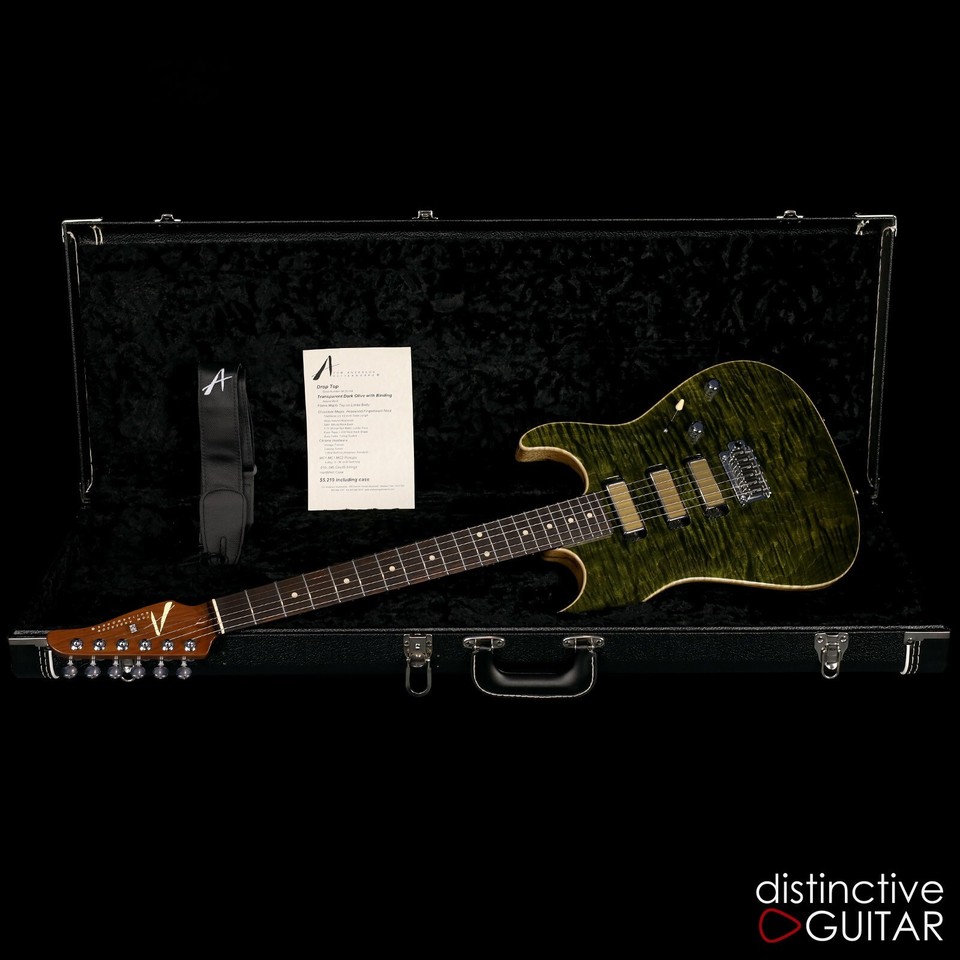 NEW TOM ANDERSON DROP TOP TRANS DARK OLIVE W/BINDING BLACK LIMBA ...