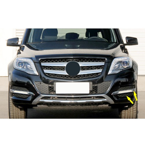 Left Bumper Outer Grille & Chrome Trim LH Fit For 13-15 Mercedes X204 ...