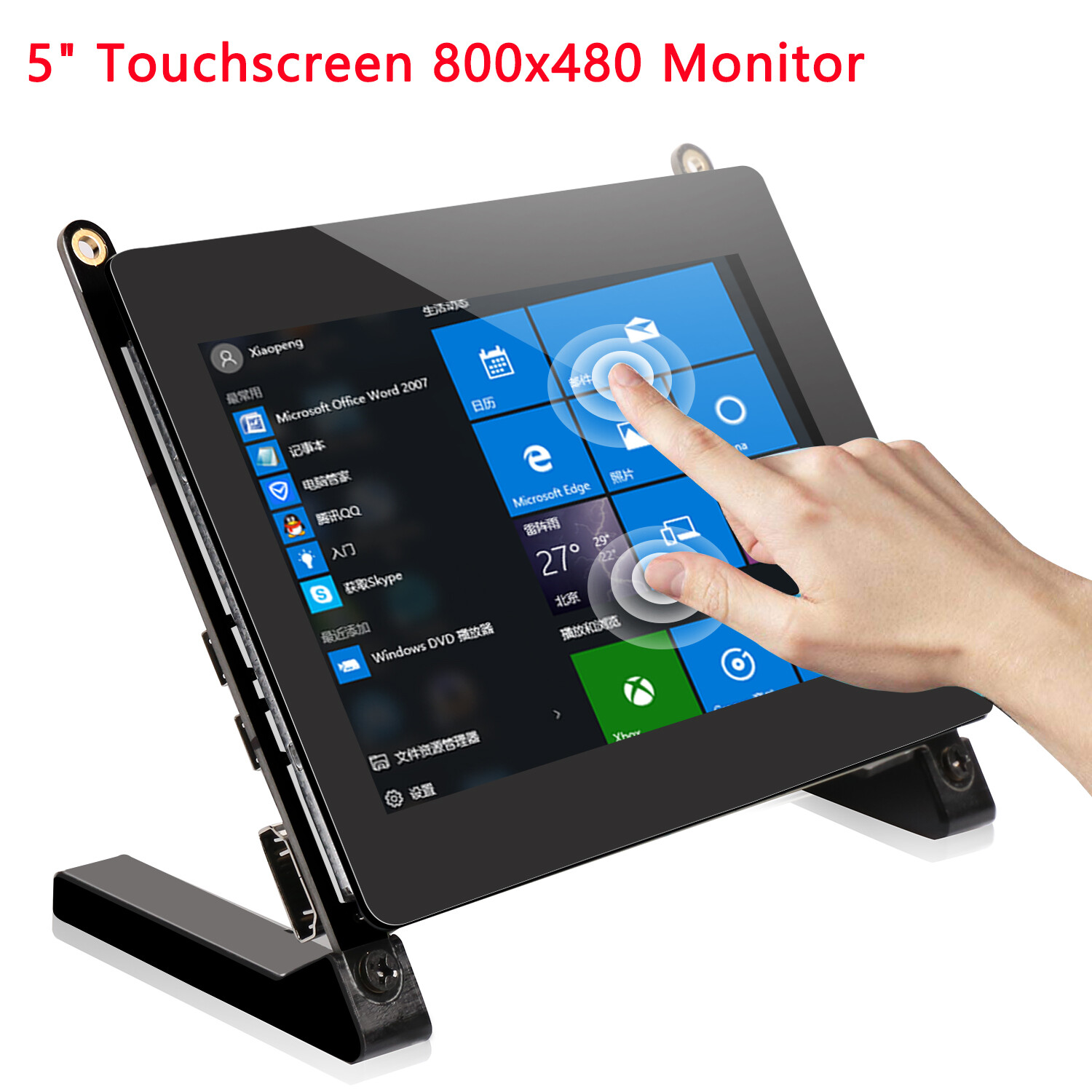 5" Touch Screen Portable Monitor IPS USB LED Screen for HD Raspberry Pi ...