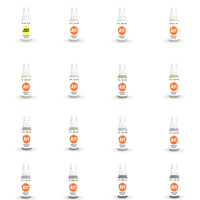 AK Interactive 3rd Gen / Generation (3G) Acrylic Paints (Singles all ...