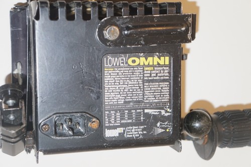 Lowel Omni 500W Studio Light w/ Barndoor Untested | eBay