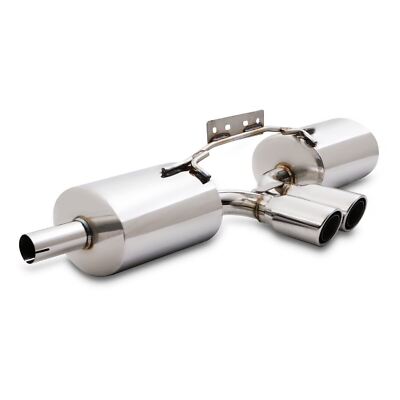 STAINLESS CAT BACK EXHAUST SYSTEM BACK BOX FOR PORSCHE BOXSTER 986 2.5 ...