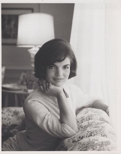 1961 First Lady Jackie Kennedy ICONIC PORTRAIT Mark Shaw ORIG DBW PHOTO ...