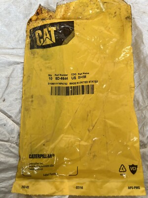 caterpillar cat cat 5d 6644 shims new in plastic | eBay
