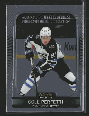 2021-22 O-Pee-Chee Platinum #290 Cole Perfetti Marquee Rookie | eBay