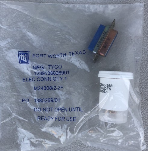 TYCO M24308/2-2F D-SUB 15 Position Connector With Female Contacts ...