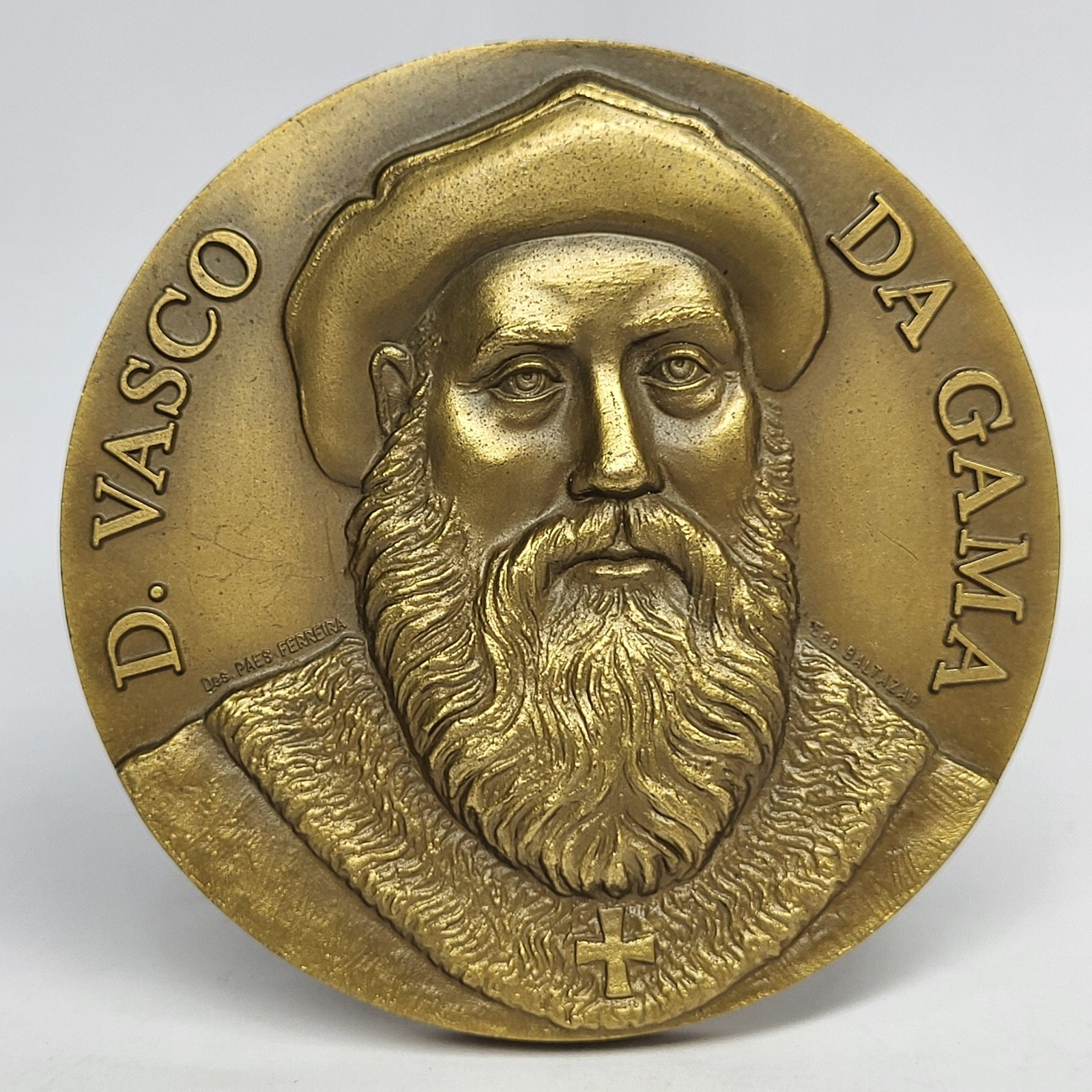 AGE OF DISCOVERY/ Explorer VASCO DA GAMA/ Bank of Portugal 1997 Bronze ...