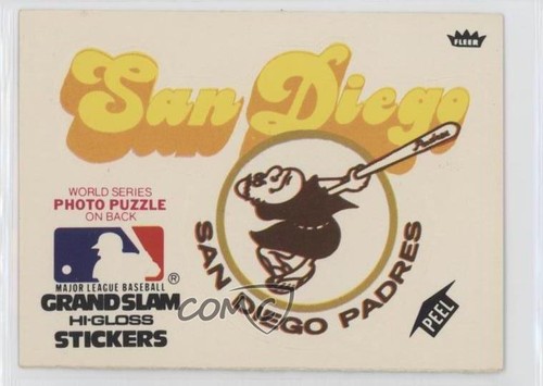 1979 Fleer Grand Slam Hi-Gloss Team Stickers San Diego Padres #SDP | eBay