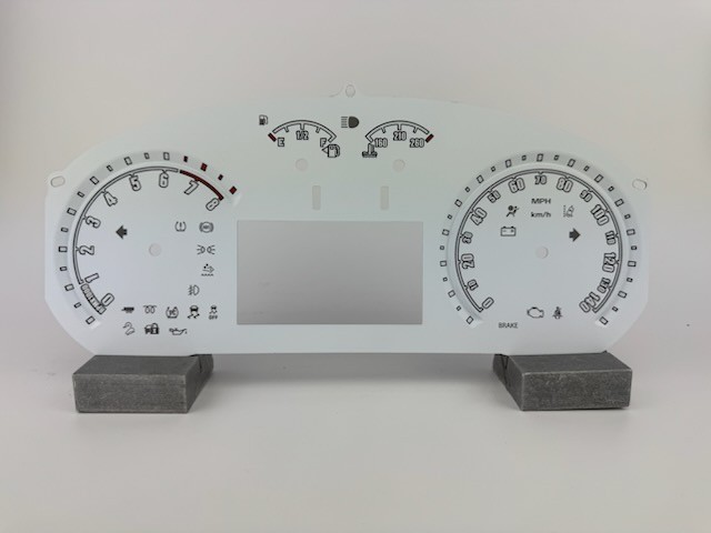 US Speedo White Chevy Colorado/GMC Canyon Gauge Face for Clusters 2016 ...