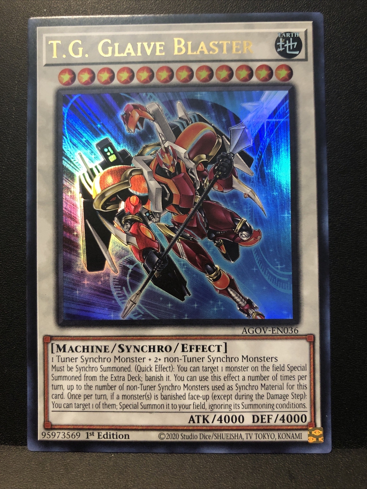 Yugioh! T.G. Glaive Blaster - AGOV-EN036 - Ultra Rare NM SHIPS ASAP! | eBay