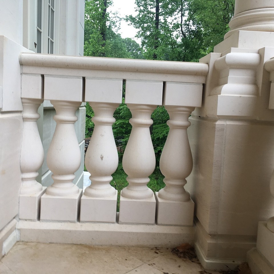 Beautiful Marble Balustrades. hand made pillars, rails and balusters (1 ...