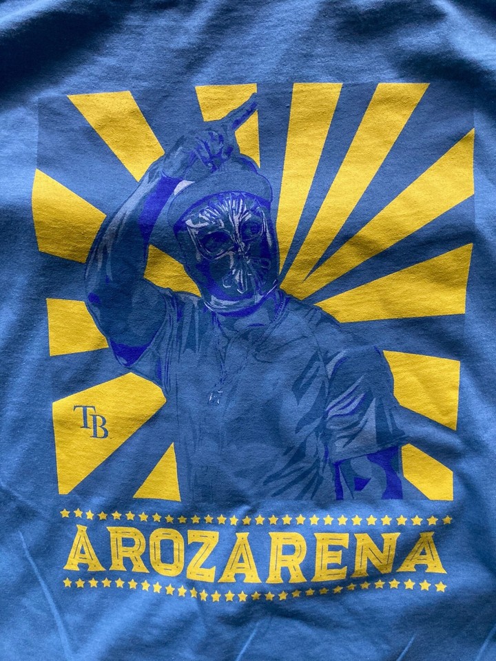 Tampa Bay Devil Rays Randy Arozarena RandyLand Mask Lucha Libre XL MLB ...
