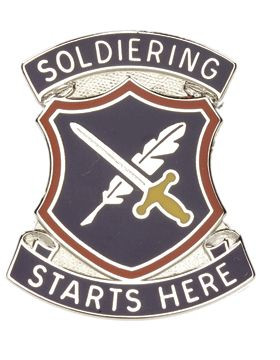 0095 Adjutant General Battalion Unit Crest (Soldiering Starts Here) | eBay
