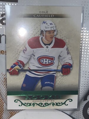 Cole Caufield 2021-22 UD Artifacts Neon Green Rookie RC Blaster - MINT ...