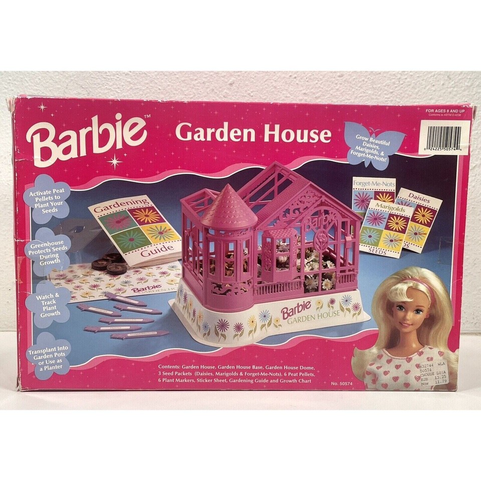 Barbie Garden House 1998 Craft House Gardening Seeds Stickers #50574 ...