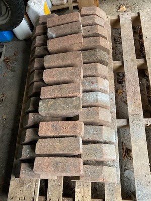 34 wall topping double cant red bricks | eBay