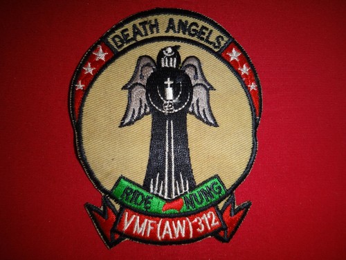 Vietnam War Patch USMC Marine Fighter Attack Squadron VMF(AW)-312 DEATH ...