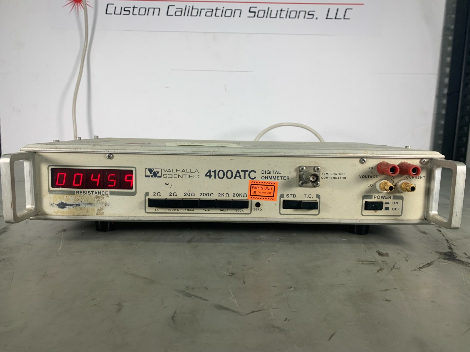 Valhalla Scientific 4100ATC 20k Ohm Digital Ohmmeter *Parts unit* | eBay