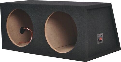 Metra - 10" Dual Sealed Subwoofer Enclosure - Charcoal Model: TCBX-210 ...