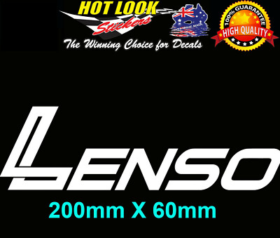 LENSO Alloy Wheels Sticker 200mm Suit JDM Drift Drag Racing 4X4 20 ...