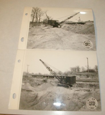 2 Vintage American Hoist Gopher Shovel Crane load Great Northern ...