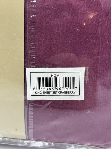 Highgate Manor King 6 Piece Lace Sheet Set Cranberry. L1 | eBay