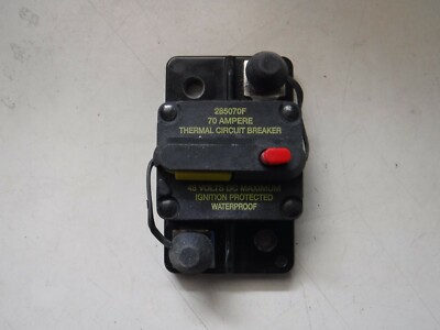 Blue Sea Systems 7185 285070F 70 Amp Circuit Breaker Surface Mount | eBay