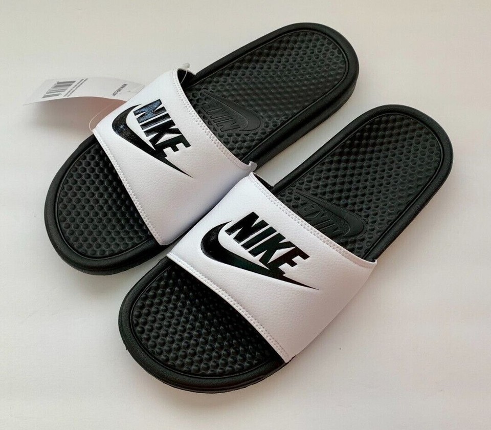 NEW Nike Mens Benassi JDI Slippers Slide Sandals Shoes 343880 Size 6 to ...