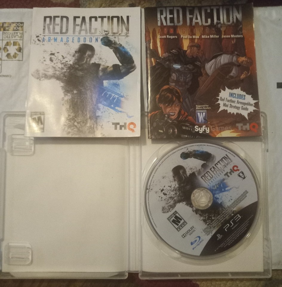 📀 🎮 Red Faction Armageddon Sony PlayStation 3 PS3 Game Complete W ...