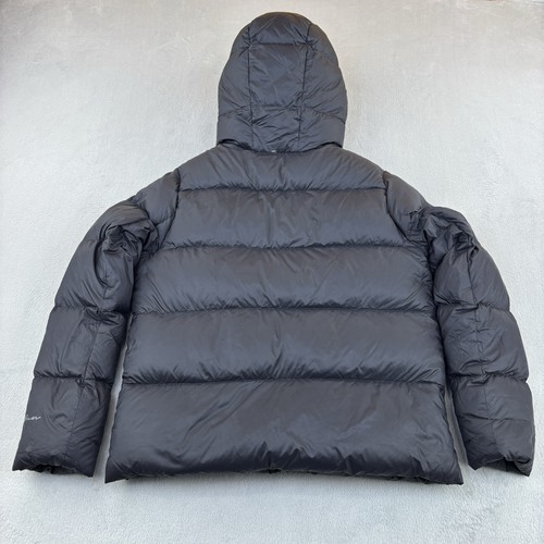 Eddie Bauer Jacket Womens Medium Black EB650 650 Fill Sherpa Lined Down ...