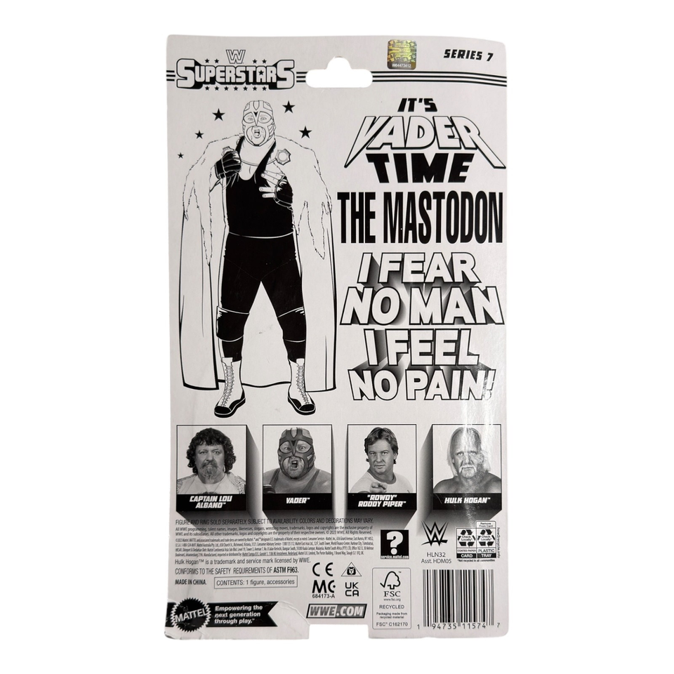 Mattel WWE Superstars Series 7 Vader Wrestling Action Figure | eBay