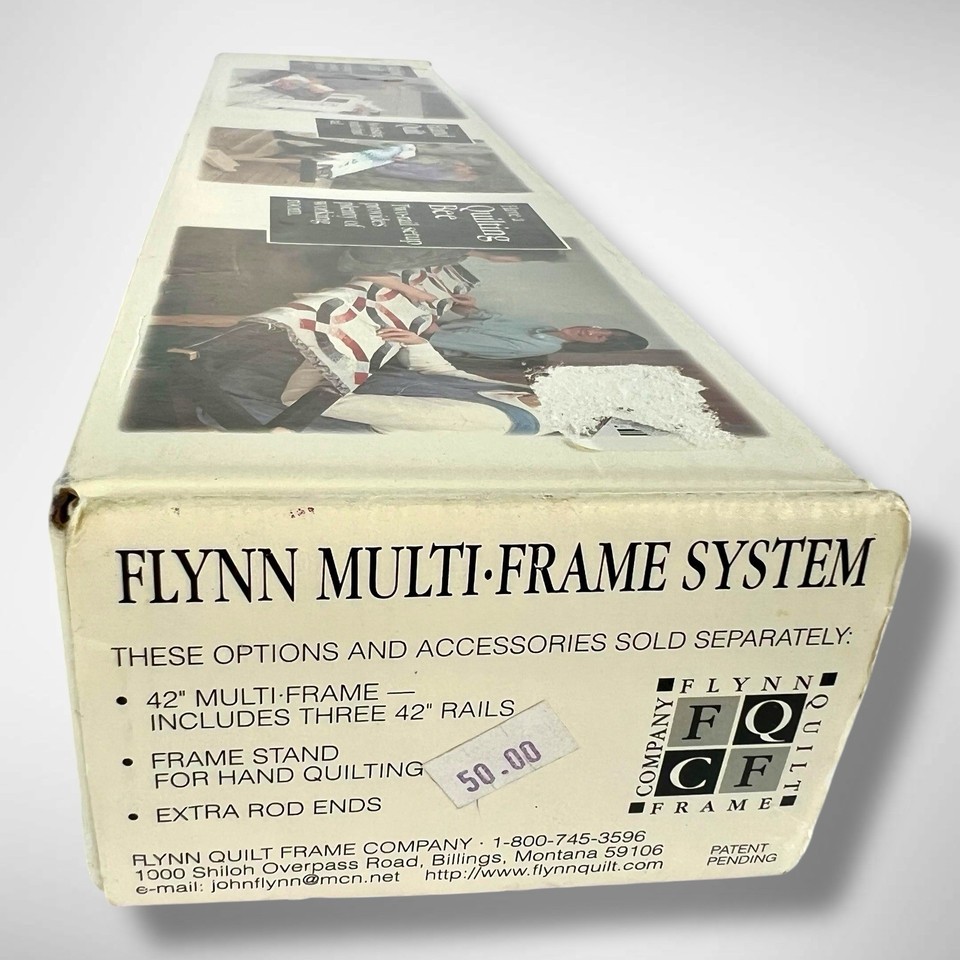Flynn Multi-Frame Kit Unused No Basting Machine Hand Quilt Quilting Bee ...