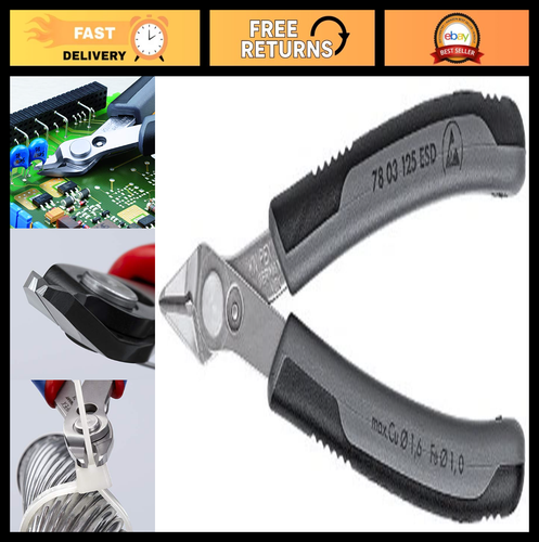 5-Inch Electronics Super-Knips, INOX Steel, ESD Safe Precision Cutting ...