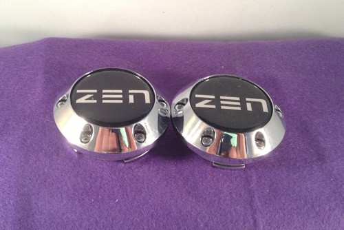 ZEN CHROME Center Cap Custom Wheel Center Cap NEW!! (Set OF 2) p/n # BC ...