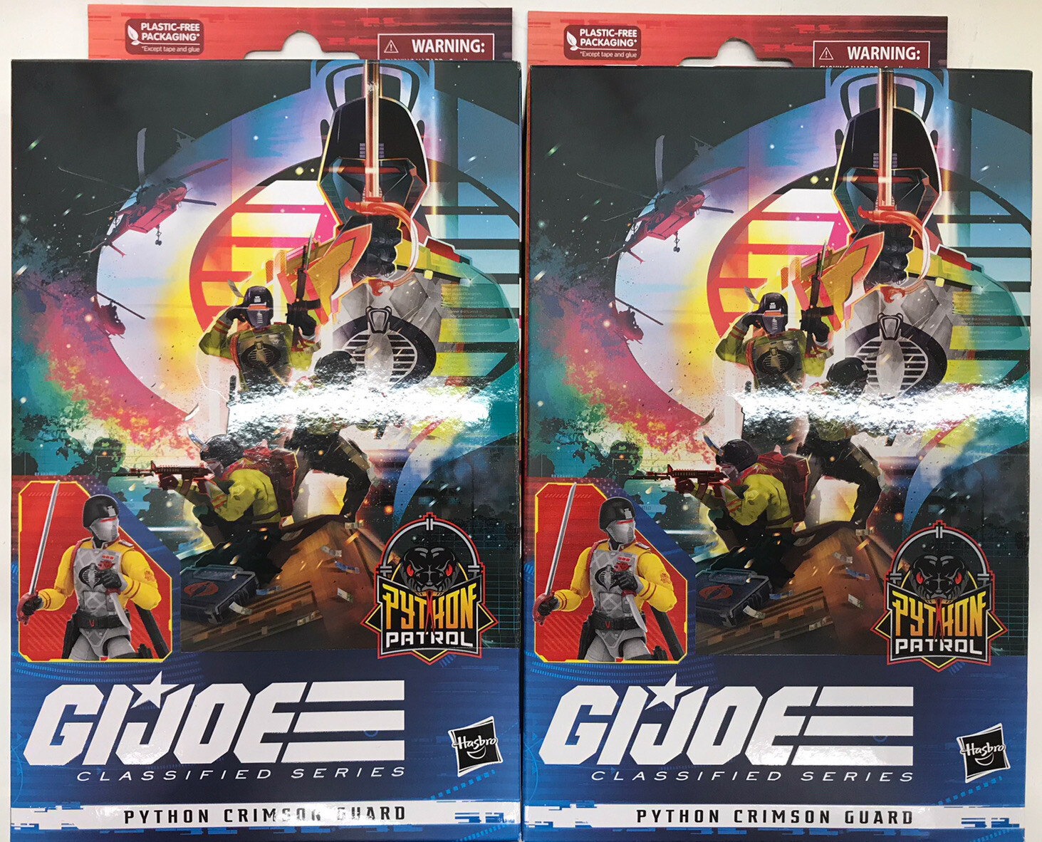 GI Joe Classified Python Patrol Crimson Guard Lot Of 2 Army Builder ...