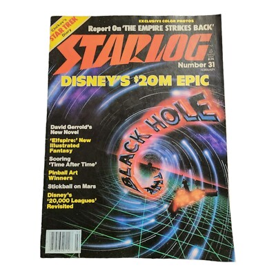STARLOG Magazine #31 February 1980 The Black Hole Star Wars Empire ...