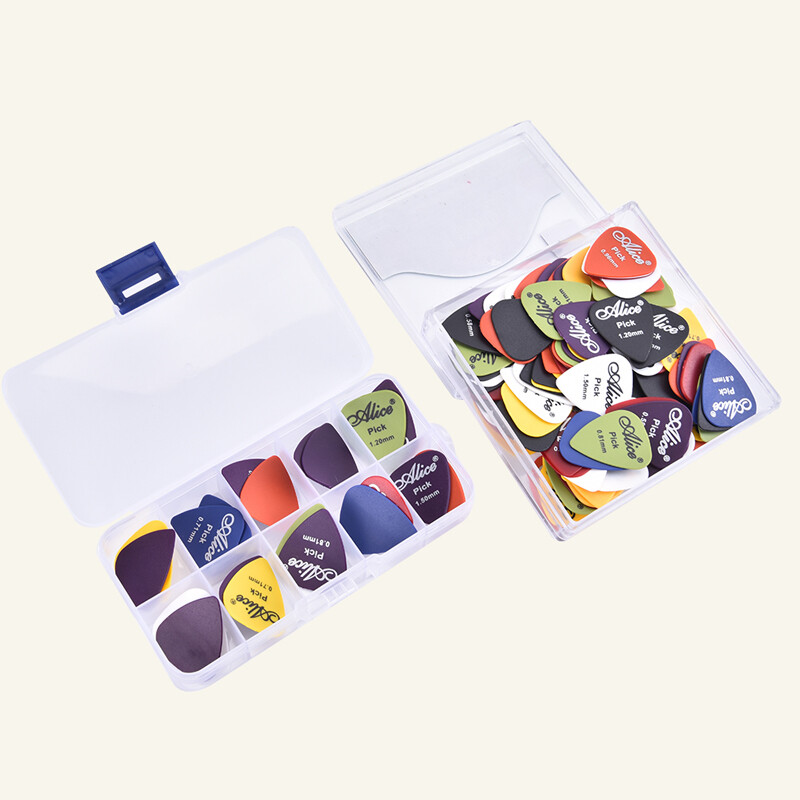 20/100PCS Guitar Pick Acoustic Bass Pic Plectrum Mediator Thickness Mix ...