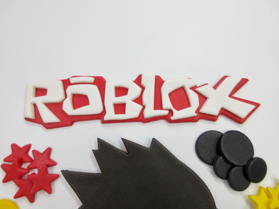 Roblox Cake Topper Edible Fondant Personalised Birthday Party ...