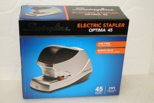 Swingline Optima 45 Electric Stapler 45-Sheet Capacity Silver 48209 ...