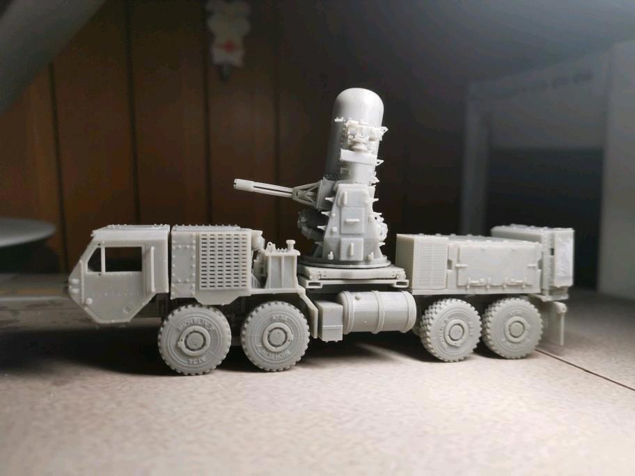 1/87 US Army Hemtt A4 Mobile Phalanx Ciws Unpainted Model Kit 3D ...