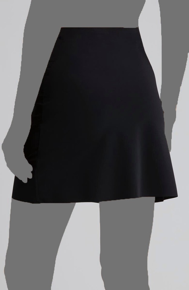 $48 Commando Women's Black Stretch Seamless Smooth Mini Half Slip Size ...