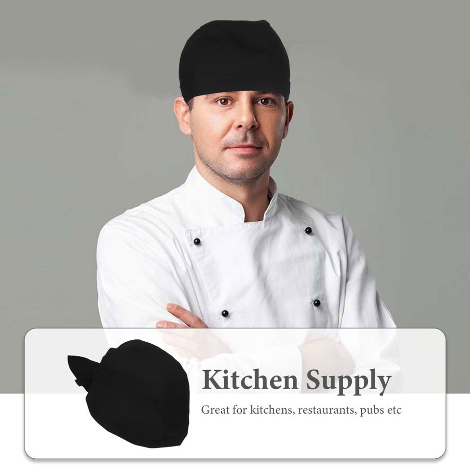 6 Pcs Kitchen Hat Cook Hat Chef Cooking Beanie Drawstring Hair Net | eBay