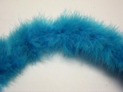 Trimits Hochwertig Dekorativ Marabu Boa Feder Rand - Türkis | eBay.de